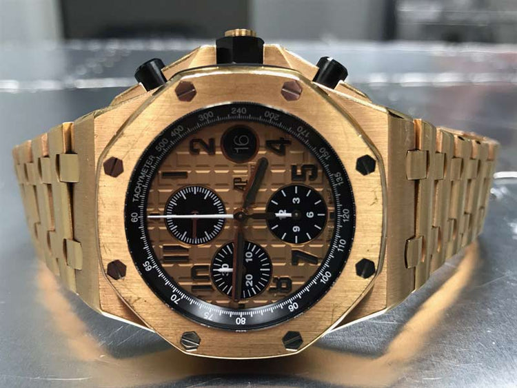 AP Brick Watch Review | All Gold Audemars Piguet Offshore